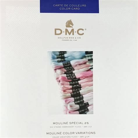 Dmc Floss Color Chart Etsy