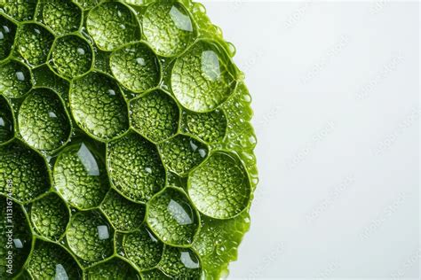 Microscopic Action Of Stomata Releasing Water Nature Scientific Photography Close Up Biological