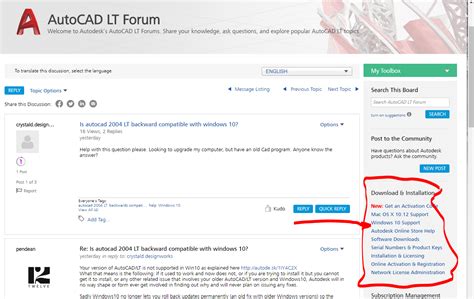is autocad 2004 lt backward compatible with windows 10 autodesk