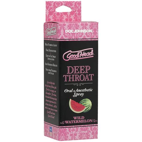 Deep Throat Oral Anesthetic Spray The Garden Of Eden