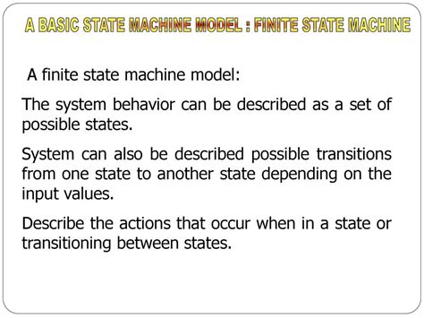 State Machine And Concurrent Ppt Download