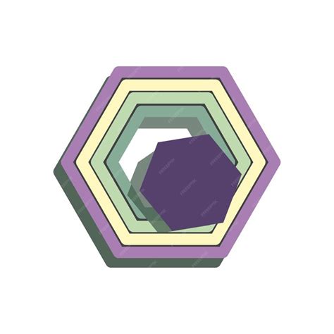 Premium Vector Vector Illustration Of 3d Geometric Shape Puzzle