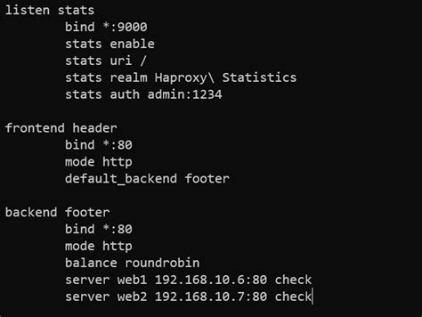 Load Balancer Dengan Haproxy Administrasi Server