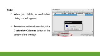 Mail Merge And Label Generation Pptx