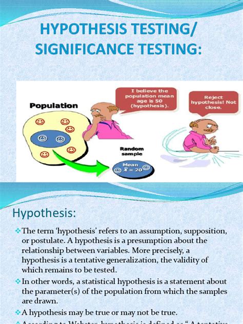 Unit 2 Testing Of Hypothesis Part 1 Pdf Type I And Type Ii Errors Statistical Hypothesis