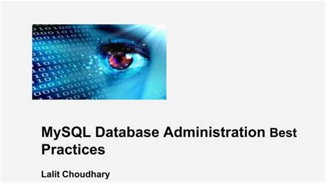 Mysql Dba Pptx