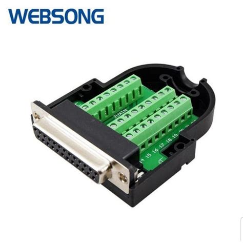 Jual Connector Pcb Terminal Parallel Db25 Female Websong Shopee Indonesia
