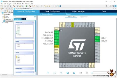 Stm32 Power Saving Stm32f1 Blue Pill Manages Clock And Frequencies 1