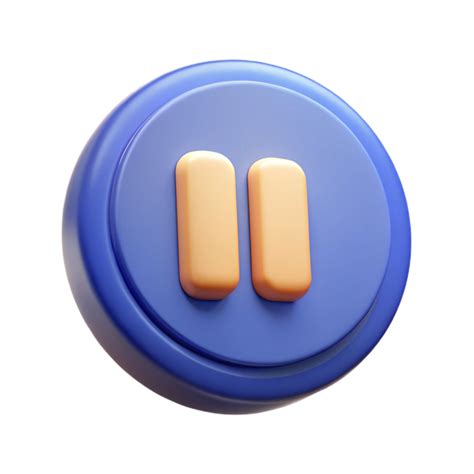 Picturesque Quintessential A Minimal Pause Button Icon Crisp Edges Flat Color Single Weight