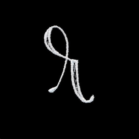 Handcrafted Lower Case R