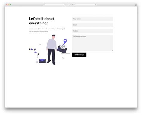 36 Trend Looking Css Contact Form Designs That Saves Your Time