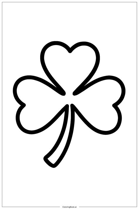 46 Dibujos De Trébol Para Colorear Pdf Y Png Gratis