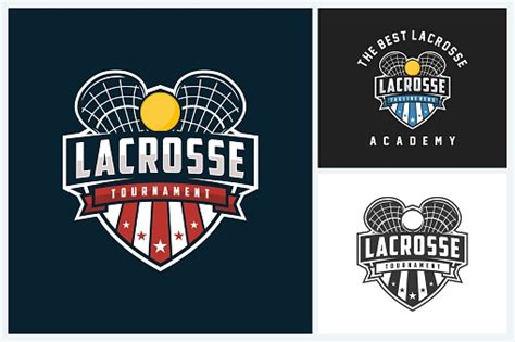 라크로스 아이콘 스포츠 디자인 템플릿 라크로스 스포츠 엠블럼 벡터 라크로스 아이콘 배지 디자인 벡터 일러스트 레이 션