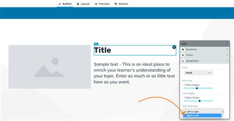 Enabling Right To Left Text Alignment In Your Course Elucidat