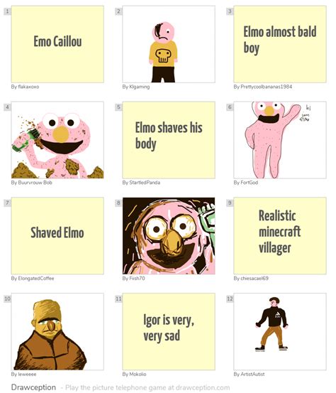 Emo Caillou Drawception