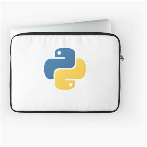 Python Official Logo Scripting Programming Language Laptop Sleeve For