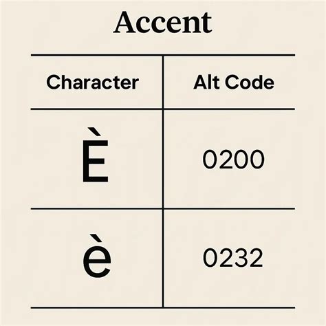 È Alt Code How To Type È E With Grave Accent On Keyboard