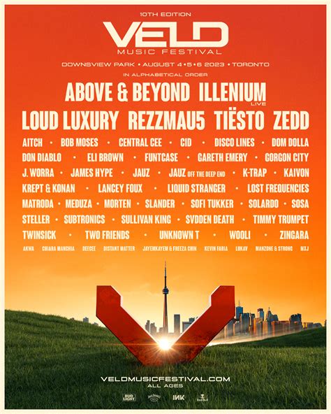 Veld Announces 10th Edition Lineup Edmtunes