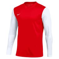 Nike Dri Fit Long Sleeve Tiempo Premier Ii Jersey Red