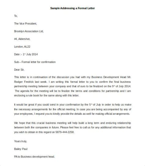 Top Writing A Letter Format Formal Most Complete Format Kid