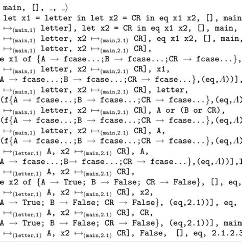 An Example Computation With The Instrumented Semantics Download