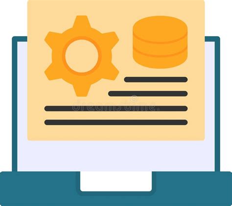 Application Setting Vector Icon Design Stock Vector Illustration Of