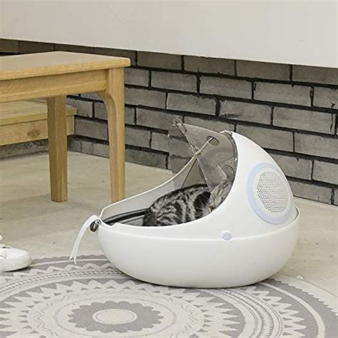 Badu Bg Мултифункционална раница за носене на домашни котки Космическа капсула Прозрачна чанта