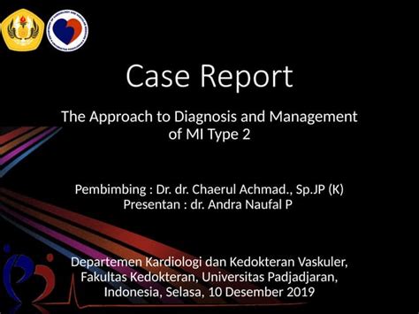Case Myocardial Infarction Type Two Pptx