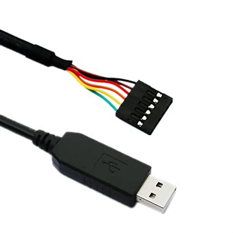 Jxeit Ftdi Ttl 232r 3v3 Usb To Ttl Serial Cable 3 3v 6 Way Usb To Uart Ttl Serial Converter