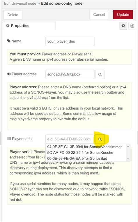Node Red Contrib Sonos Plus Configuration Node Issue Node Red Home