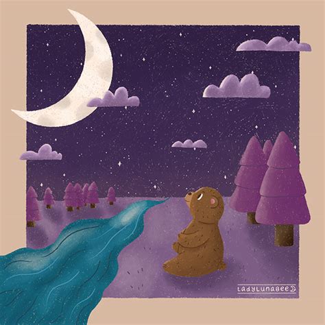 Adobe Fresco Vs Procreate Bear In The Wilderness On Behance