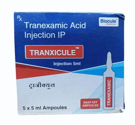 Tranexamic Acid Injection Ip 125 Mg At ₹ 18box In Lucknow Id 2852796726273
