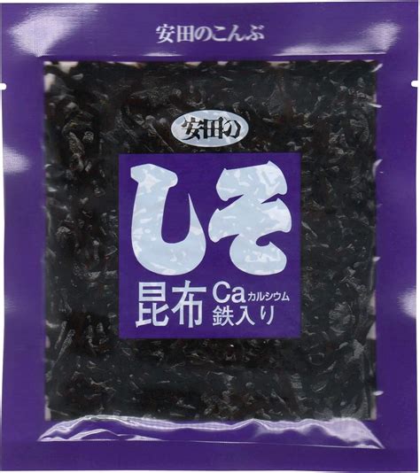 Amazon カルシウム鉄入り しそ昆布 80g ×10袋 安田食品工業 のり・海藻の佃煮 通販