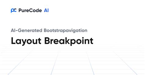 Build Great Bootstrapavigation Layout Breakpoint Components Faster