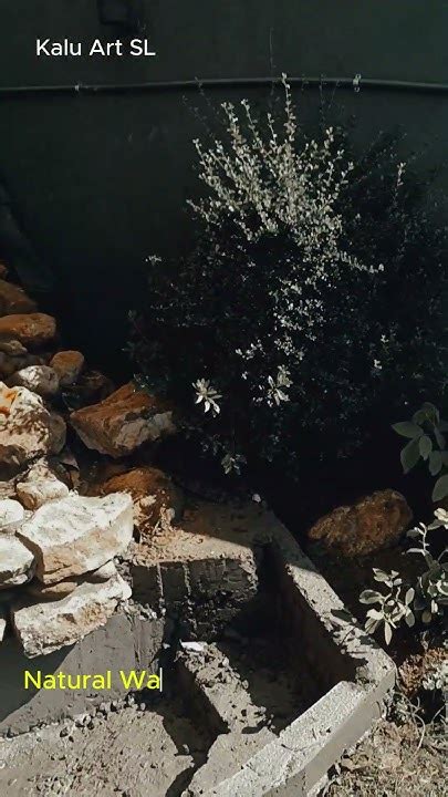 💧 ස්වභාවික දියඇලි නිර්මාණය කිරීමේ පියවර 🌿 Steps To Creating A Natural Waterfall Youtube
