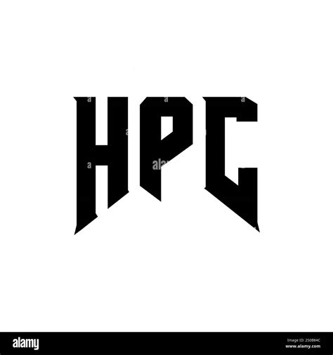 Hpc Letter Logo Design For Technology Company Hpc Logo Design Black