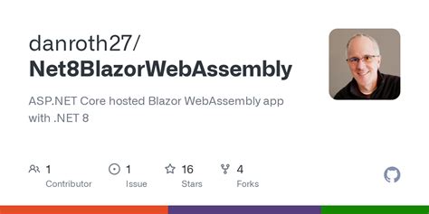 GitHub Danroth27 Net8BlazorWebAssembly ASP NET Core Hosted Blazor