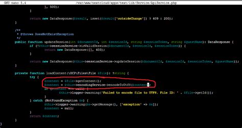 Bug Nc 26 Ocatextserviceencodingserviceencodetoutf8 Argument 1 String Must Be