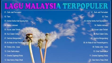 Tiara Lagu Malaysia Lama Populer Lagu Malaysia Paling Enak Didengar Slow Musik Melayu