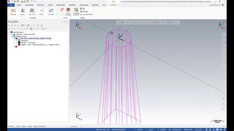 Mastercam For Beginners 007 Wire 4 Axis Toolpath Youtube