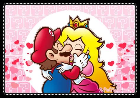 Mario Y Peach Kiss By Kofero3000 On Deviantart