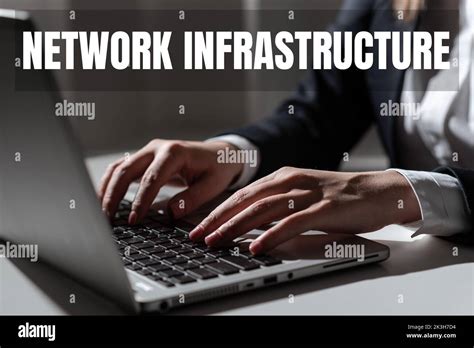 Text Caption Presenting Network Infrastructure Concept Meaning
