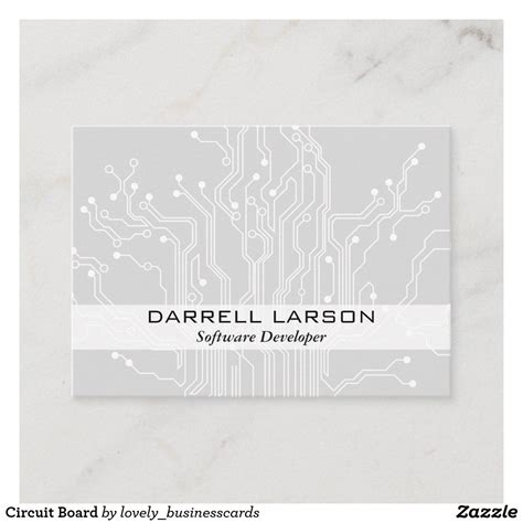 Circuit Board Business Card Zazzle Circuit Board Business Cards Cards