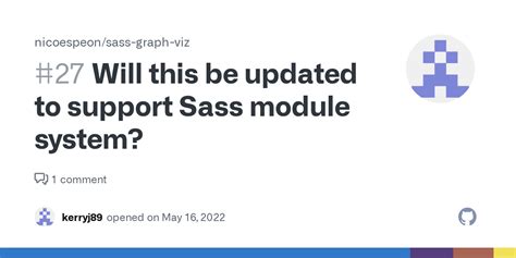 will this be updated to support sass module system · issue 27