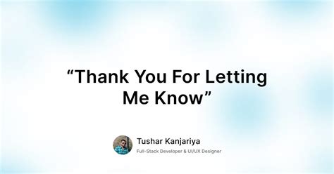 About Me — Tushar Kanjariya 1x Aws Full Stack Develop And Uiux By Tushar Kanjariya