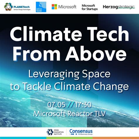 noga yaari on linkedin calling all space and climate tech enthusiasts🚀🌎 don t miss this one