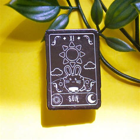 Moon Tarot Card Enamel Pin Fuzzballs