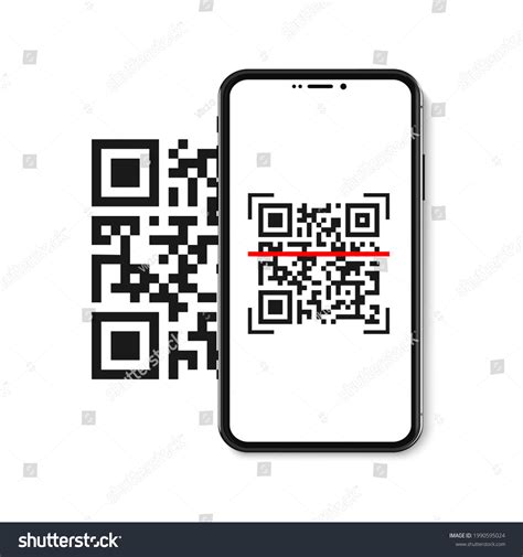 Scan Qr Code Icon Barcode Scanner Stock Vector Royalty Free