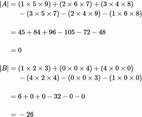 Determinant Of A 3x3 Matrix And Example Semath Info