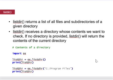 AttributeError module os has no attribute listDir programming Dạy Nhau Học